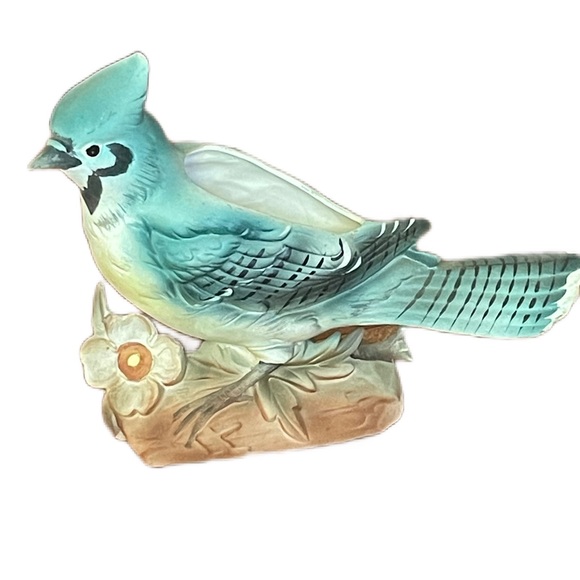 Lefton | Other | Vintage Lefton Blue Jay Ceramic Planter | Poshmark
